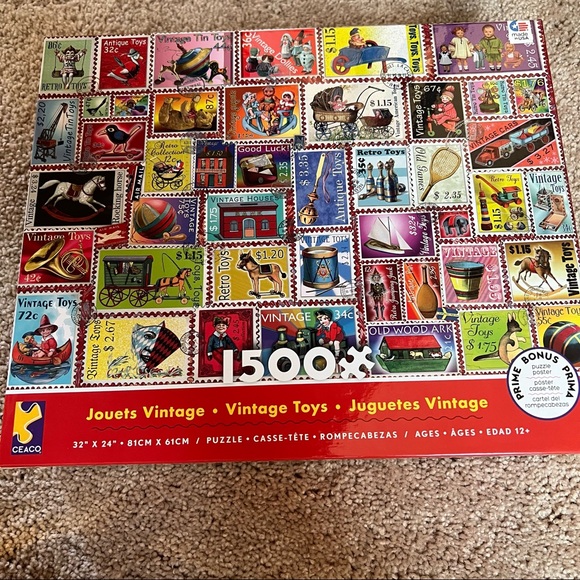 ceaco | Games | 50 Piece Vintage Toys Puzzle | Poshmark